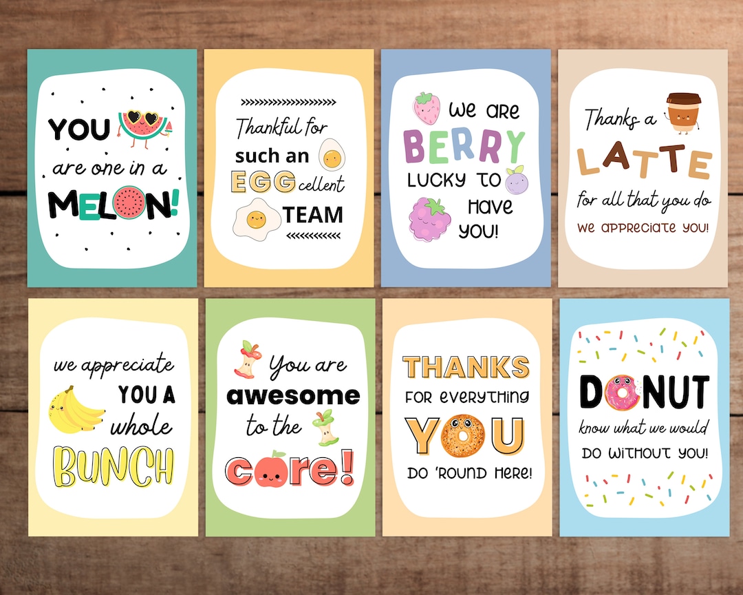 5x7" Appreciation Sign Card for Teacher Nurse Company Staff Employee ...