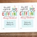 Teacher Appreciation Christmas Gift Card Holder Printable for Coffee ...