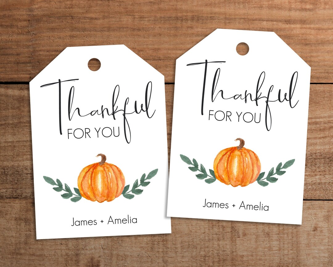 Thanksgiving Gift Tag Printable for Teacher Nurse Staff Appreciation ...