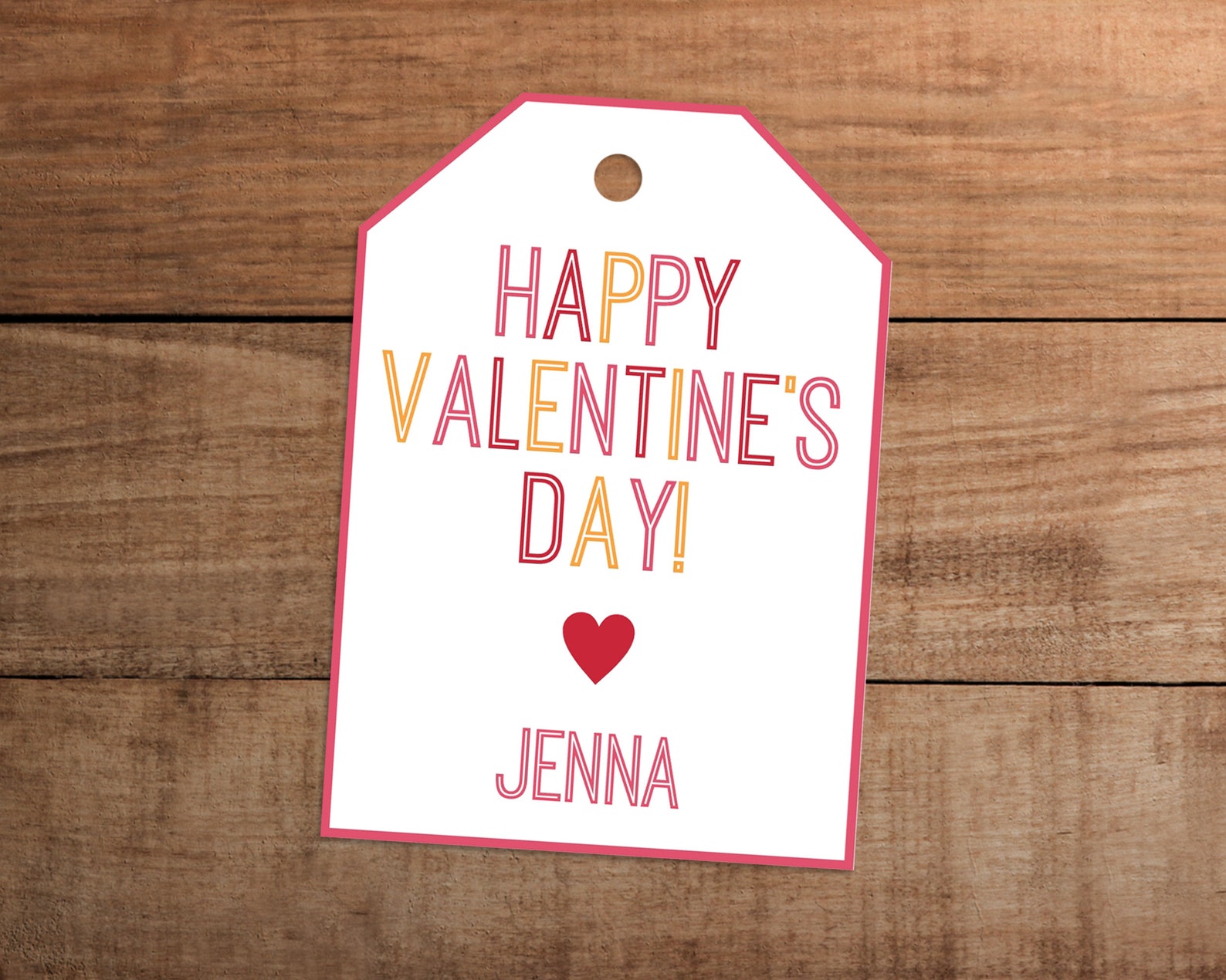 Editable Valentines Day Gift Tag Printable for Sweets Baked | Etsy