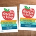 Teacher and School Staff Appreciation Gift Tag Printable You Deserve a ...