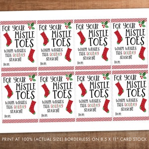 Christmas Fuzzy Cozy Warm Socks Gift Tag Printable for Friend Coworker ...