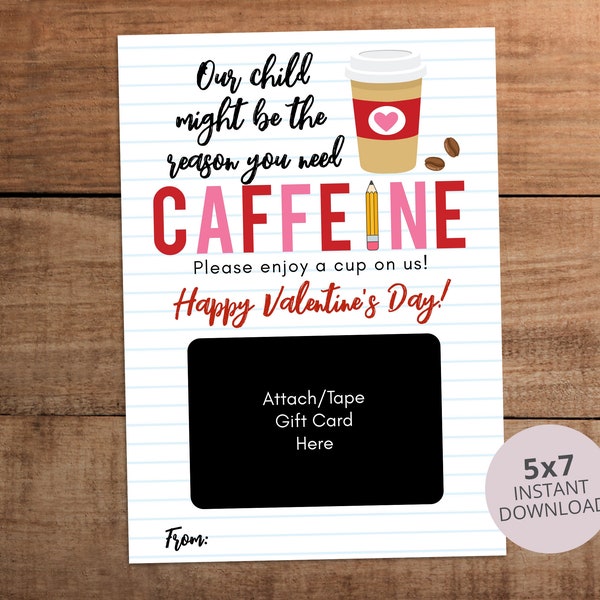 Teacher Valentine Card - Etsy