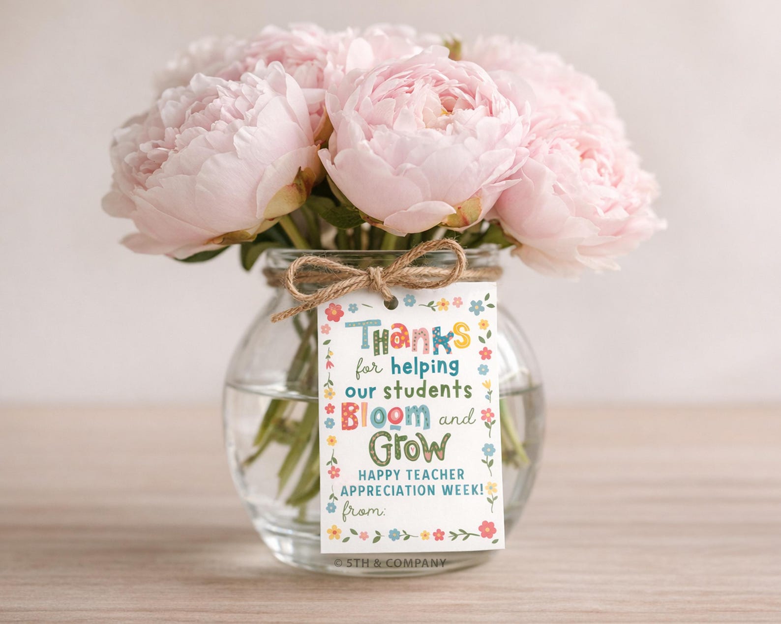 Thank You for Helping Our Students Bloom and Grow Teacher Appreciation ...