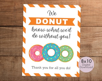 Appreciation Sign for Teacher Nurse Company Staff Employee - Etsy