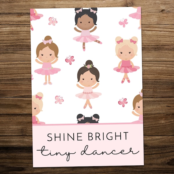 Dance Recital Card - Etsy