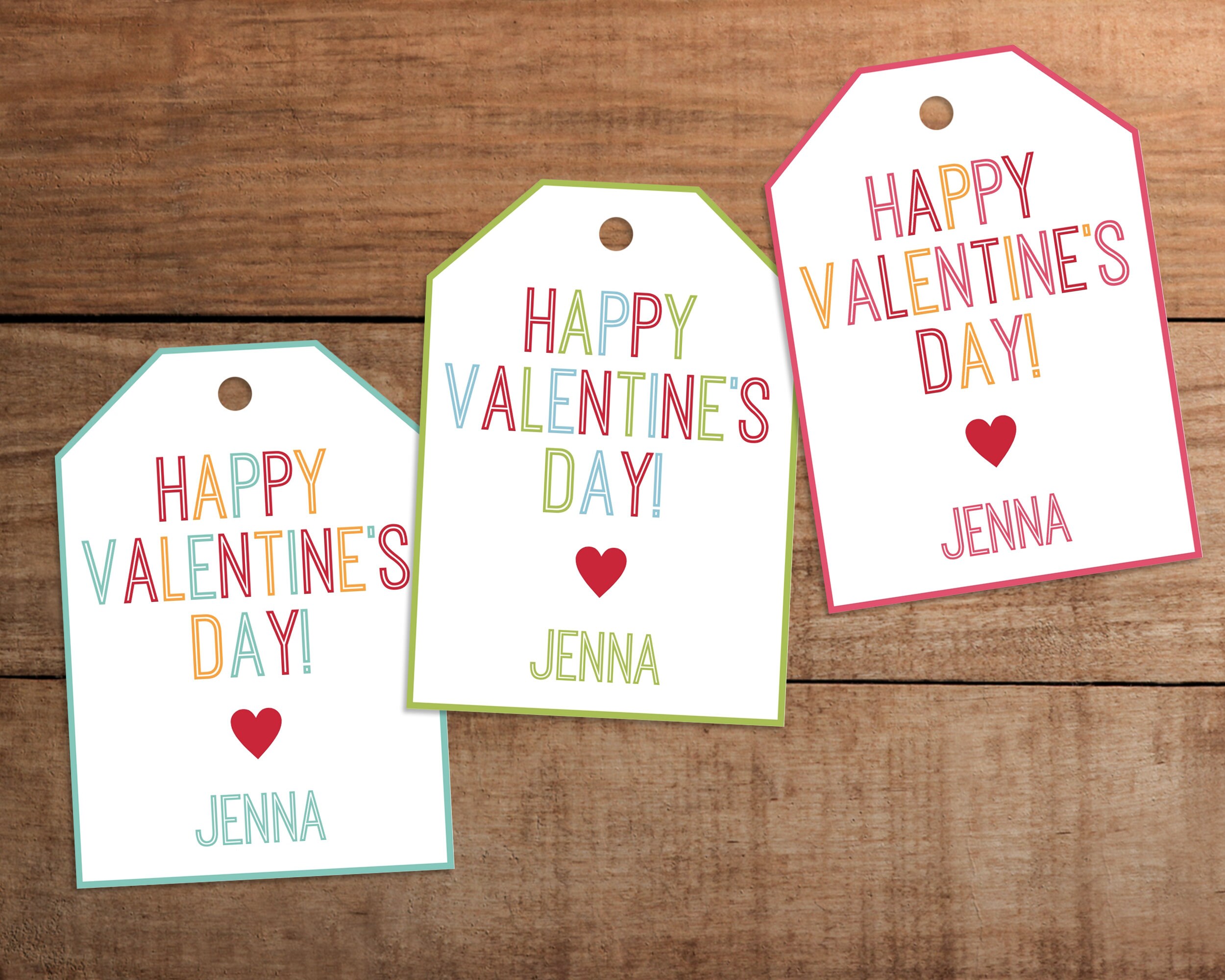 Editable Valentines Day Gift Tag Printable for Sweets Baked | Etsy