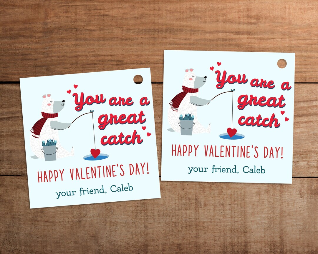 Editable Valentine's Day Gift Tag Printable for Goldfish Snacks Swedish ...