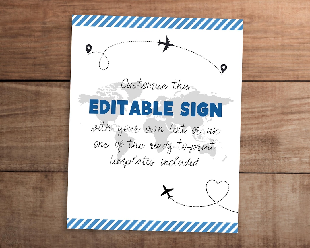 Editable Airplane Travel Theme Teacher and Staff Appreciation Week ...