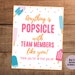 Anything is Popsicle With Team Members Like You Thank You for - Etsy