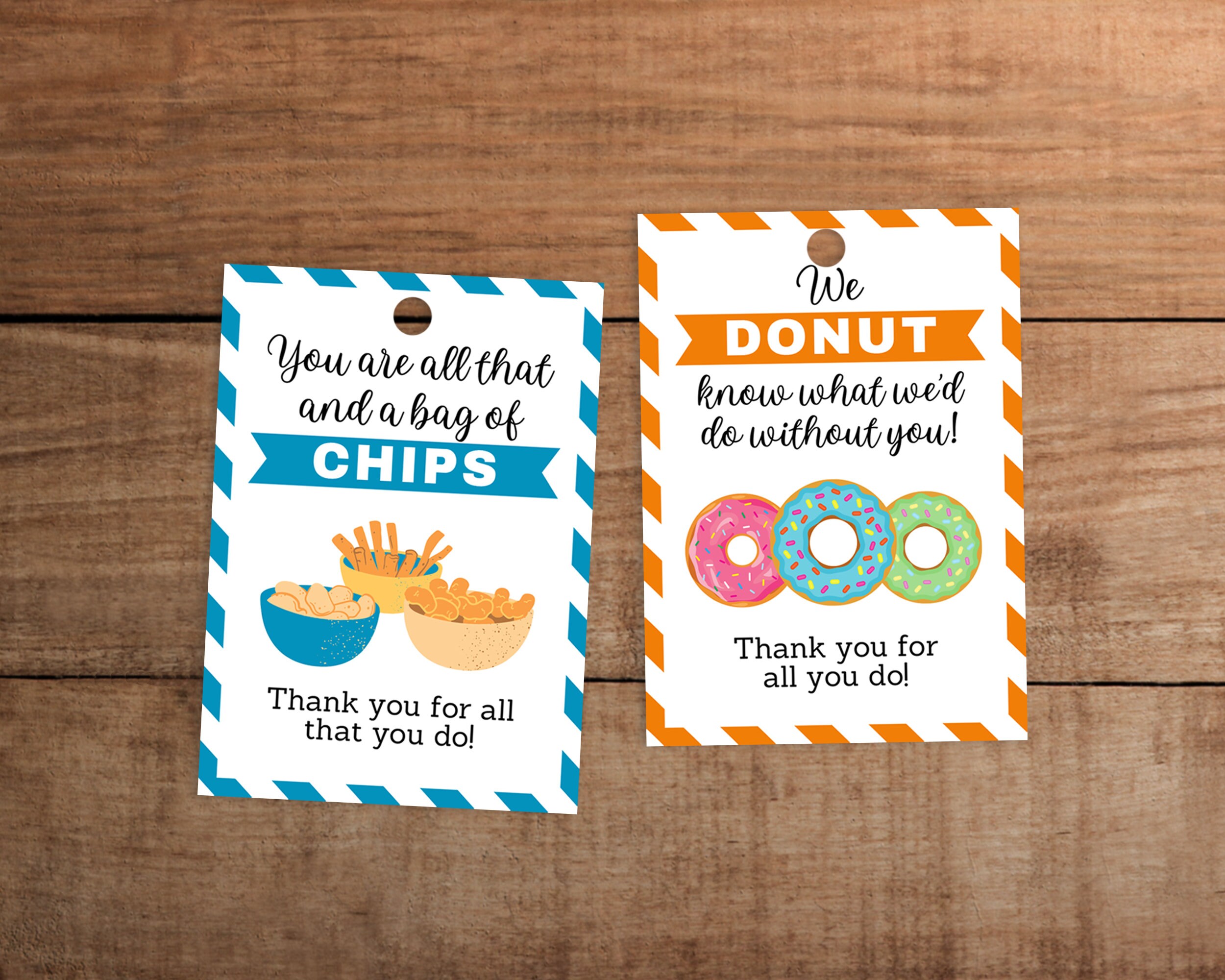 Appreciation Pun Gift Tag Printable for Teacher Nurse Staff Office ...