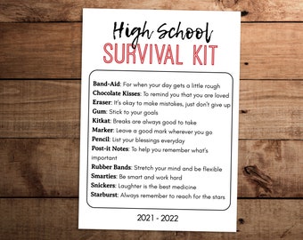 School Survival Kit | Etsy