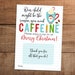 Teacher Appreciation Christmas Gift Card Holder Printable for Coffee ...
