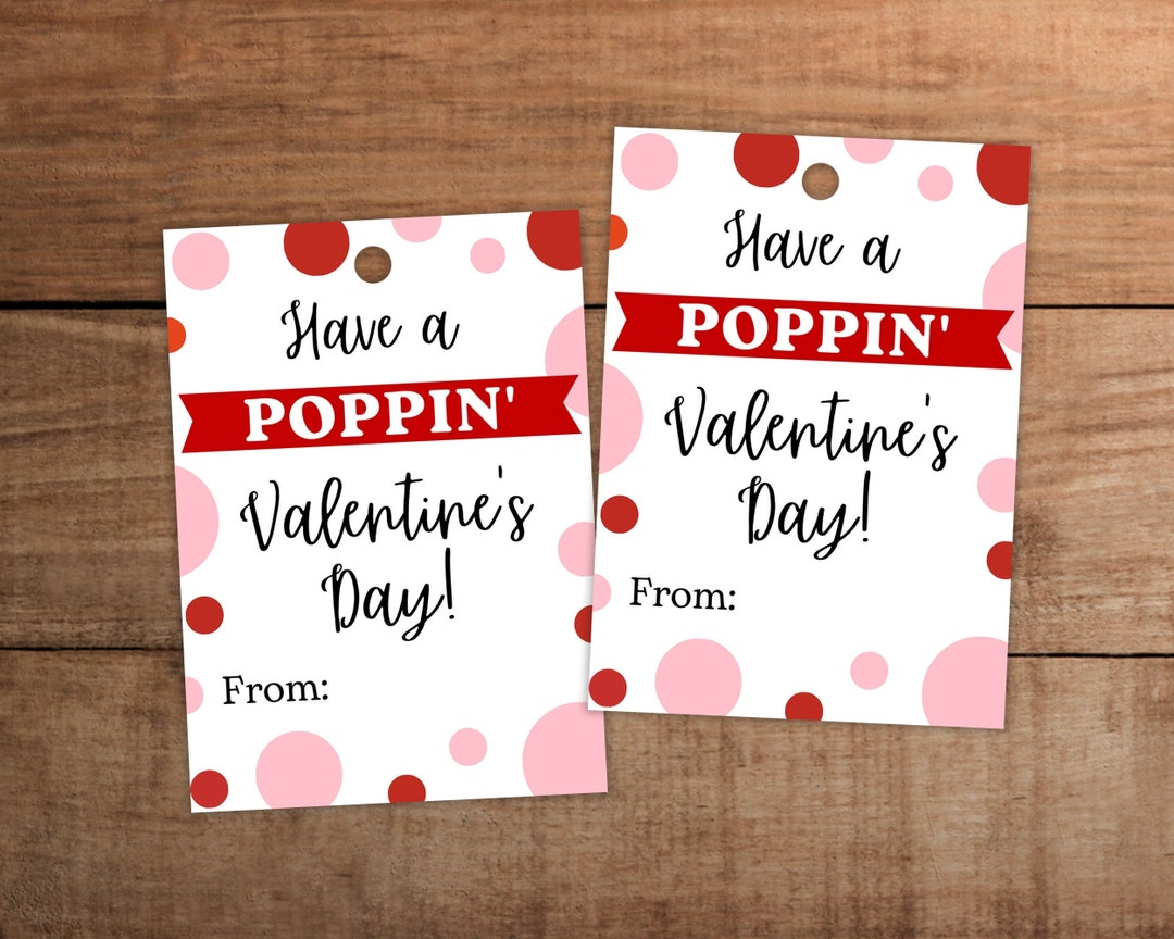 Have a Poppin Valentine's Day Gift Tag Printable for Pop It Fidget Toy ...