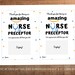 Printable Amazon Gift Card Holder for Nurse Preceptor Appreciation - Etsy