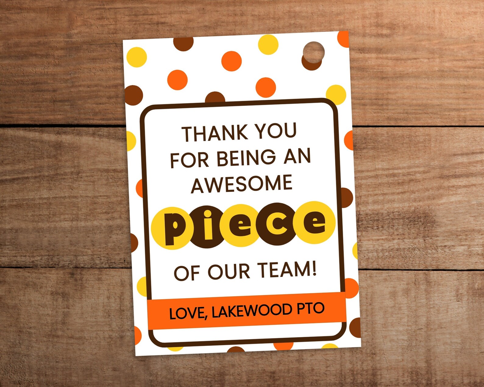 Editable Candy Thank You Gift Tag Printable for Teacher Nurse Staff ...