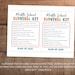 Editable Middle School Student Survival Kit Printable Boho Colors ...