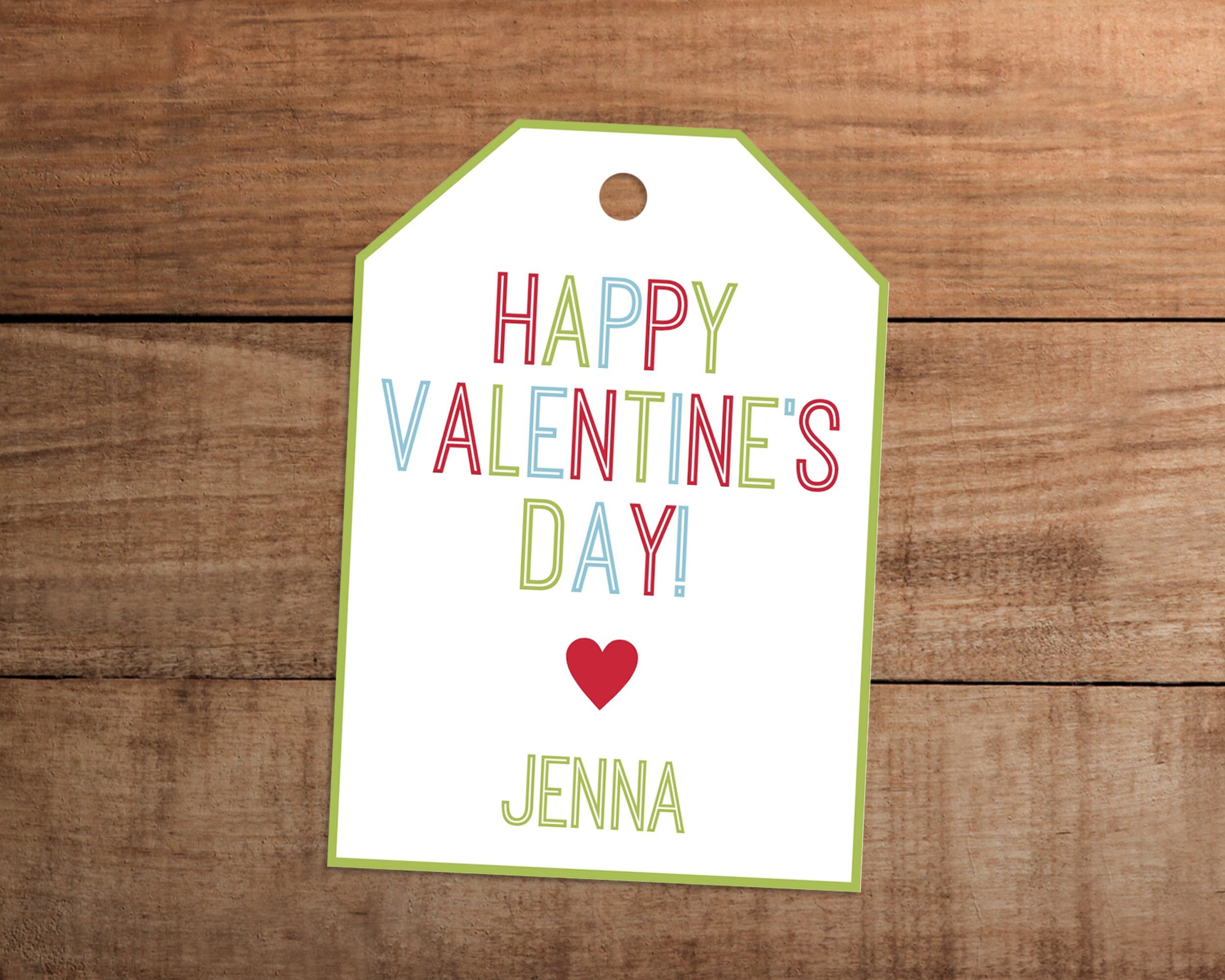 Editable Valentines Day Gift Tag Printable for Sweets Baked | Etsy