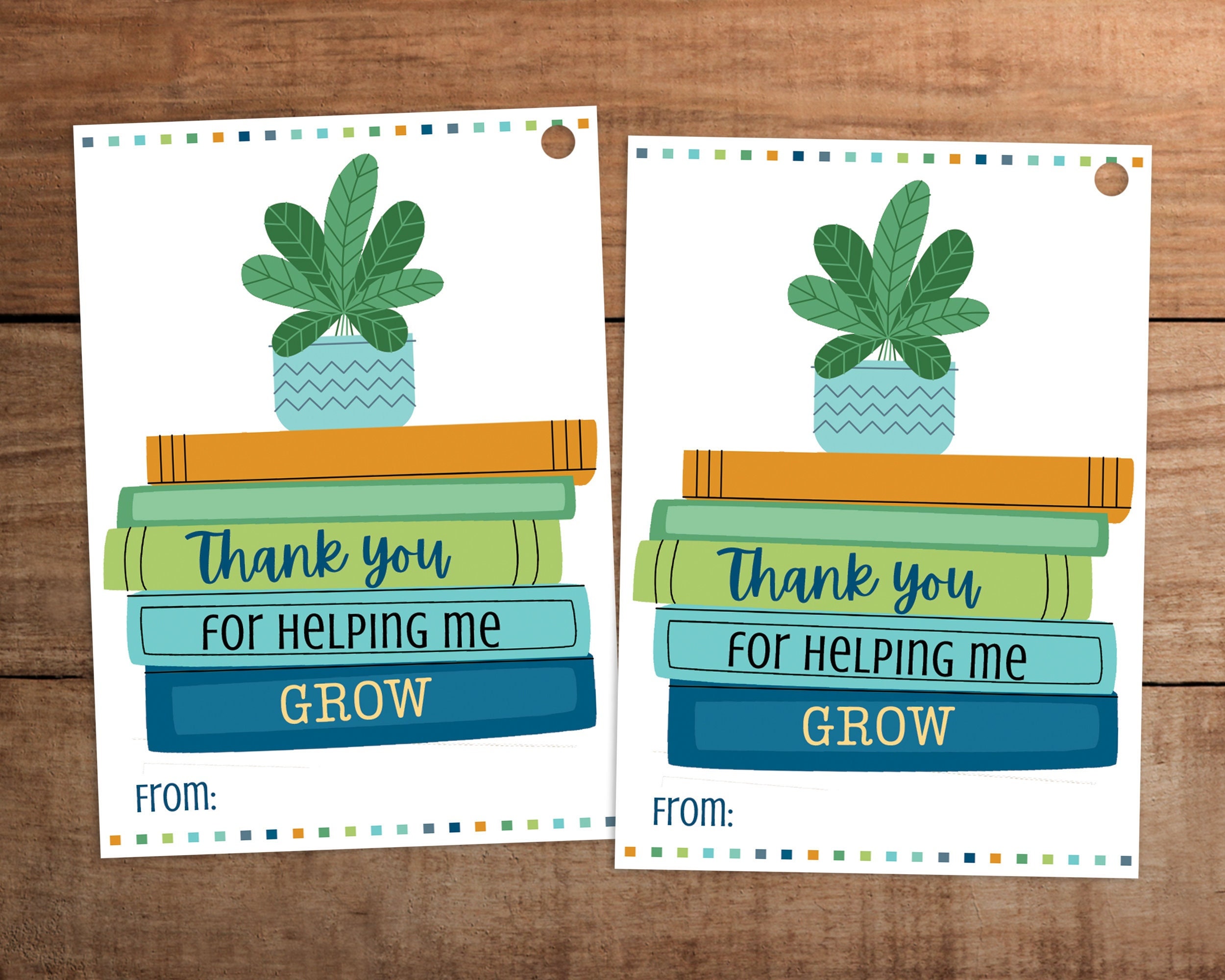 Thank You for Helping Me Grow Teacher Appreciation Week Gift - Etsy