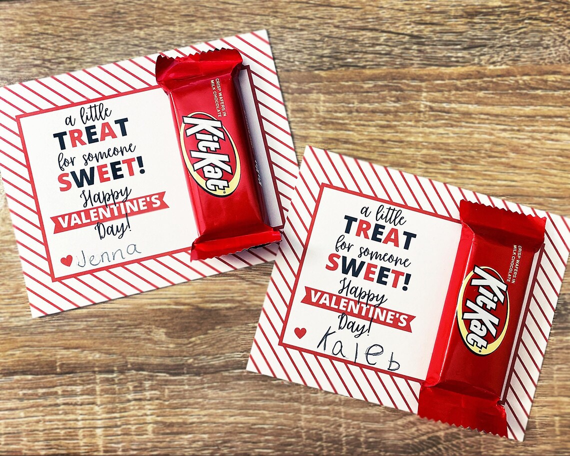 Valentines Day Gift Tag Card Printable A Little Treat for Someone Sweet ...