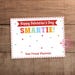 Editable Happy Valentine's Day Smarties Candy Gift Tag Printable ...