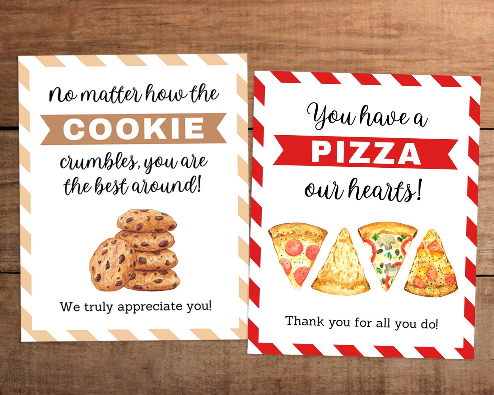 8x10 Set of 8 Appreciation Pun Signs Printable for - Etsy