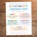 Editable Teacher Appreciation Week Itinerary Sign: Rainbow Theme ...