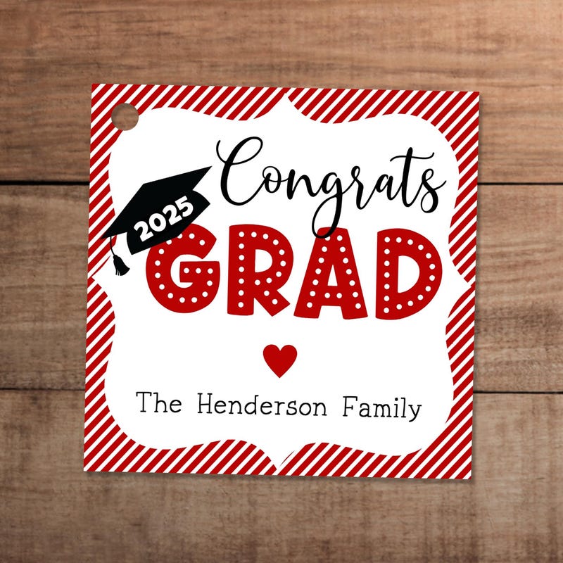 Graduation Gift Tags - 60+ Gift Ideas for 2025