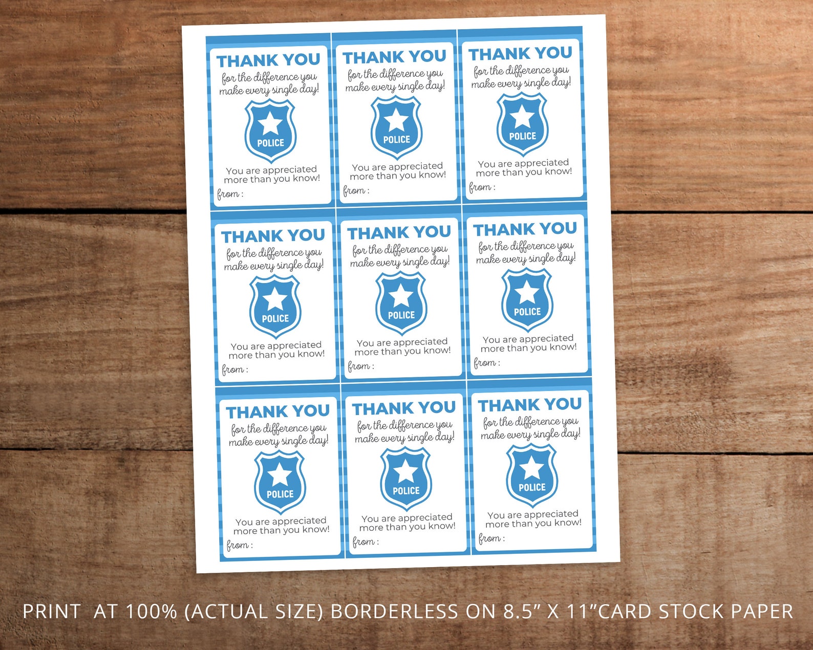 Police Officer Law Enforcement Appreciation Thank You Gift - Etsy