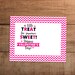 A Little Treat for Someone Sweet Valentines Day Gift Tag Card Printable ...