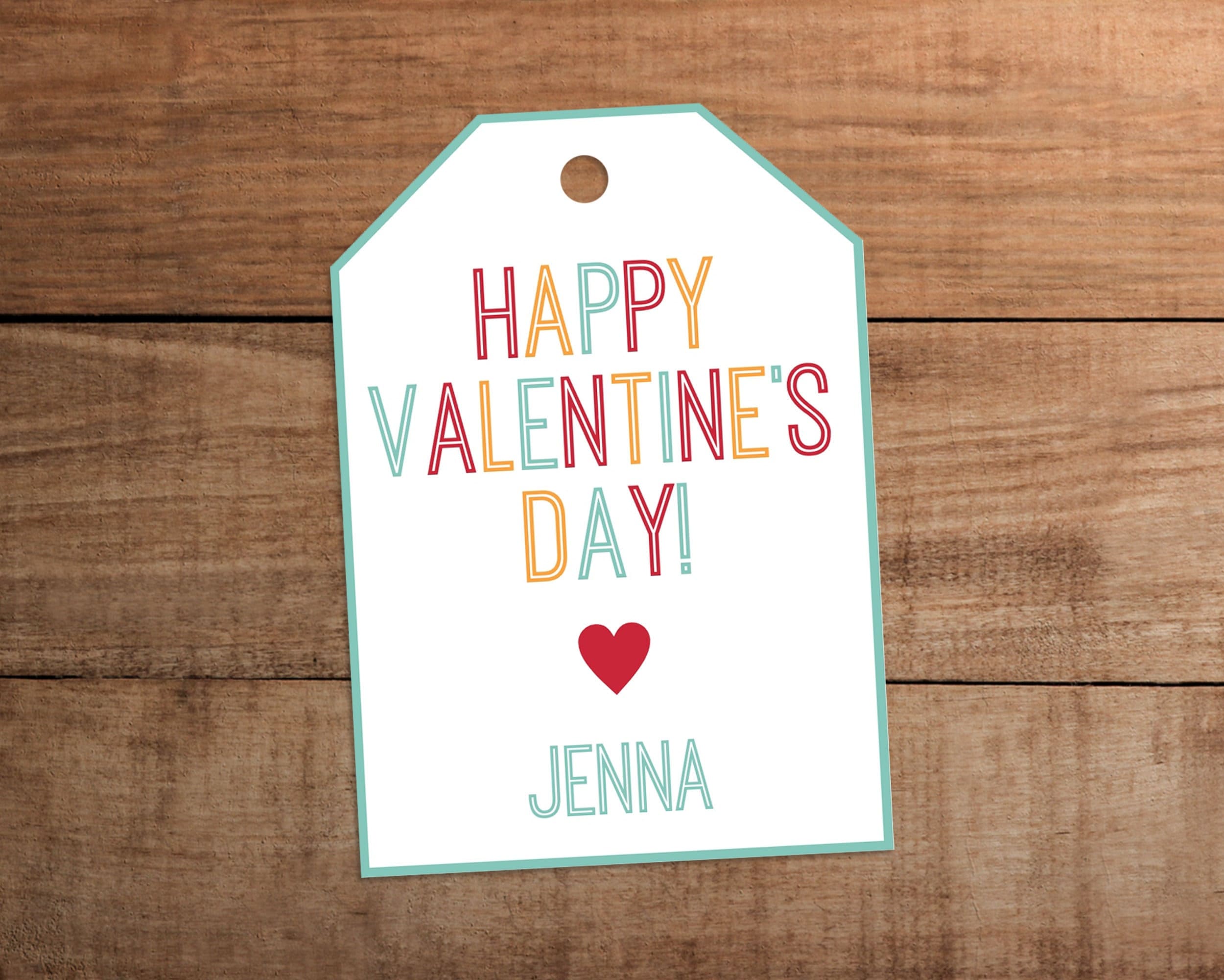 Editable Valentines Day Gift Tag Printable for Sweets Baked | Etsy