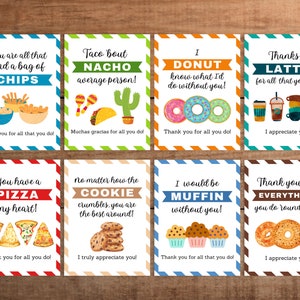 5x7 Set of 8 Appreciation Pun Sign Printable for Teacher - Etsy