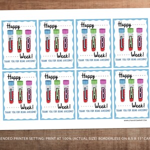 Lab Week Medical Laboratory Professionals Appreciation Thank You Gift ...