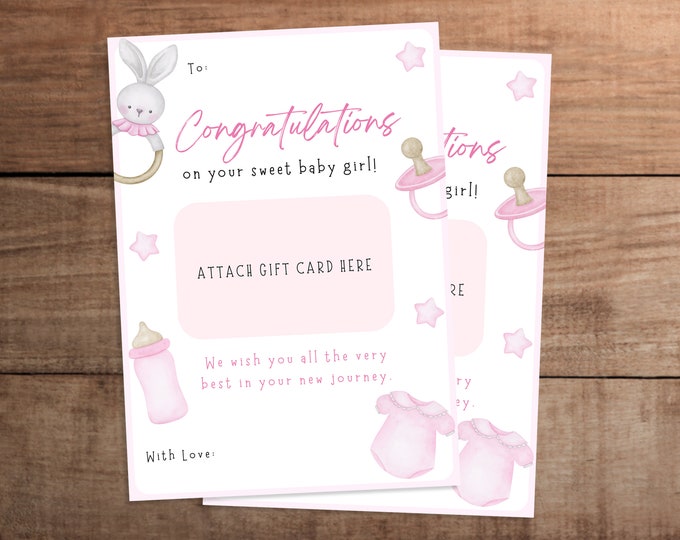 Gift Certificate Template Editable Printable Bundle, Gift Template Baby ...
