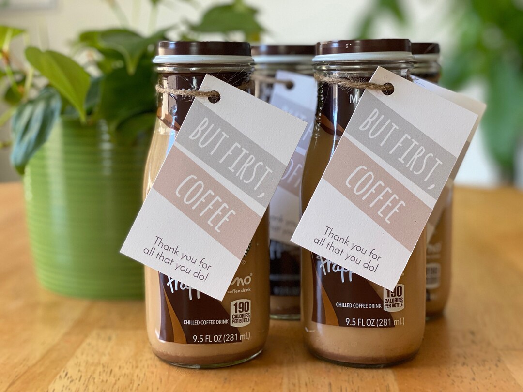 Coffee Gift Tag Printable for Teacher Nurse Staff Employee Volunteer ...