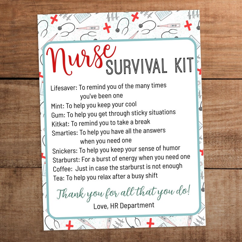 Nursing Survival Kit - Etsy