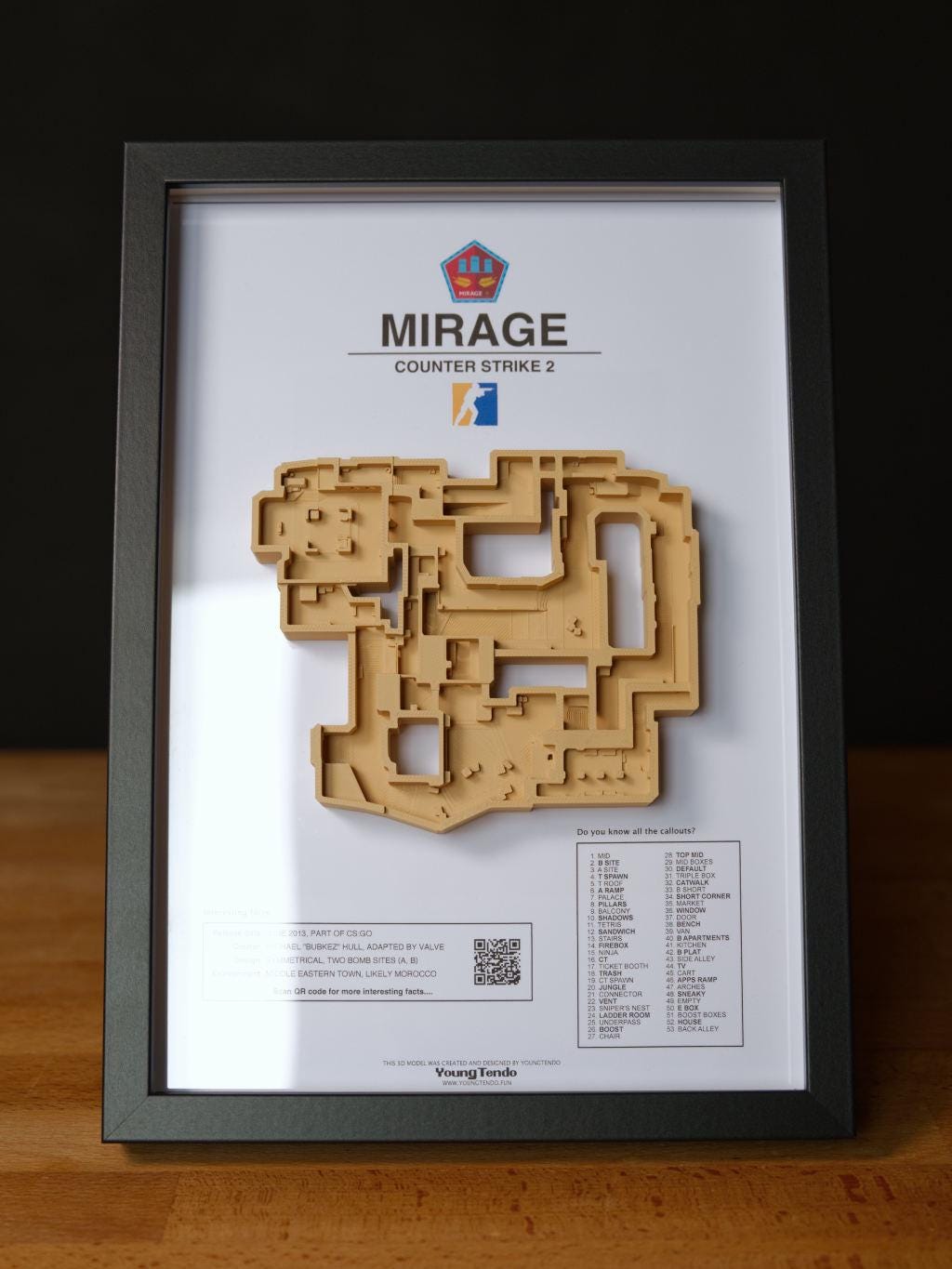 Counter Strike 2 - 3D Map Collection - Etsy