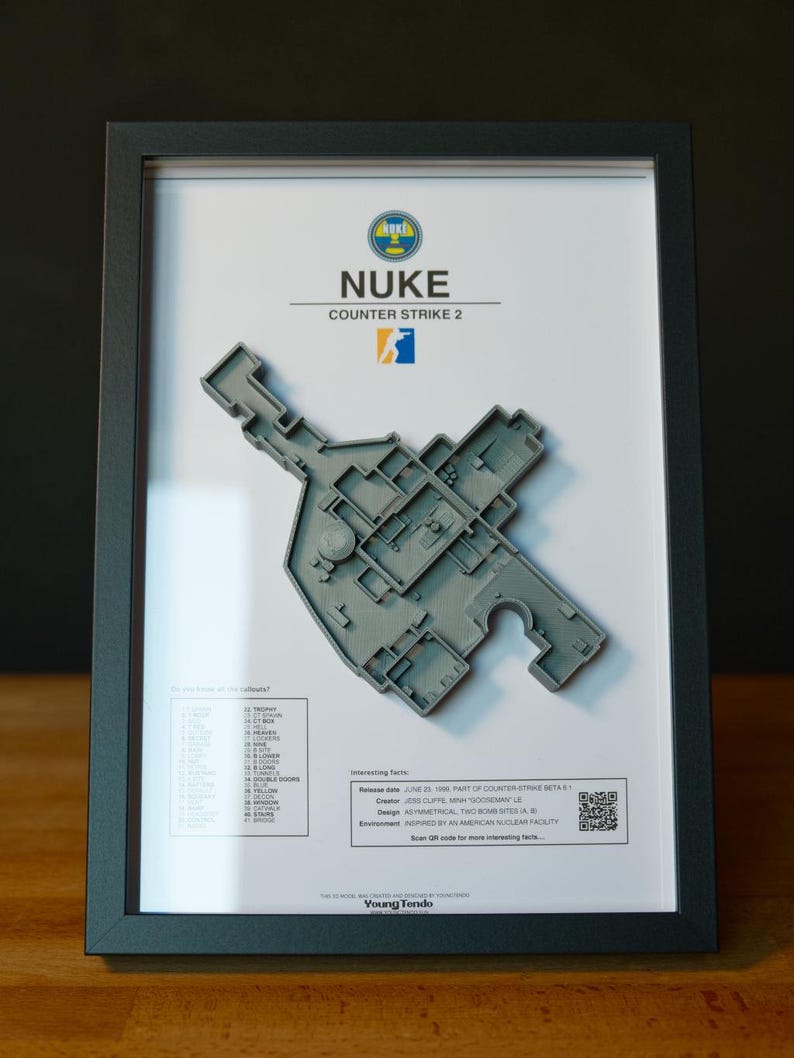 Counter Strike 2 - 3D Map Collection - Etsy