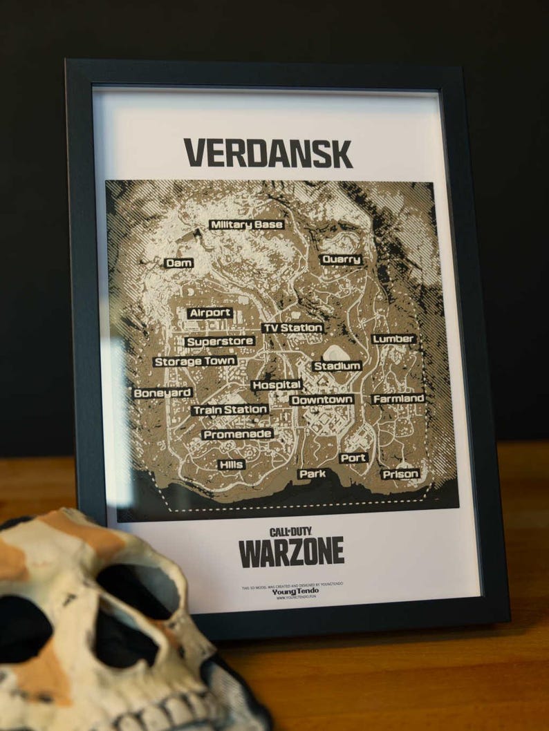 Verdansk 3D Map - Etsy