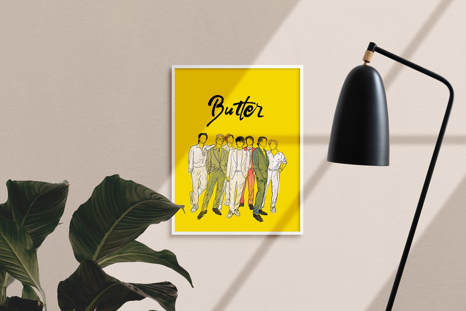 BTS Butter Poster Set, Kpop Butter, BTS Room Decor, BTS Calligraphy ...