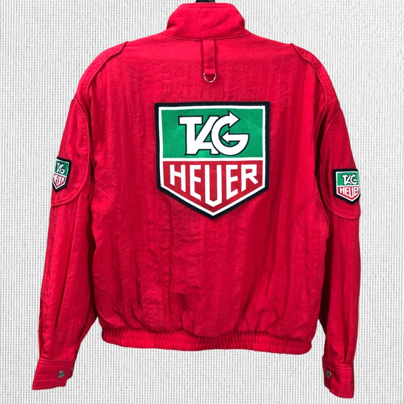 Vintage Tag Heuer Big Logo Racing Jacket - Etsy