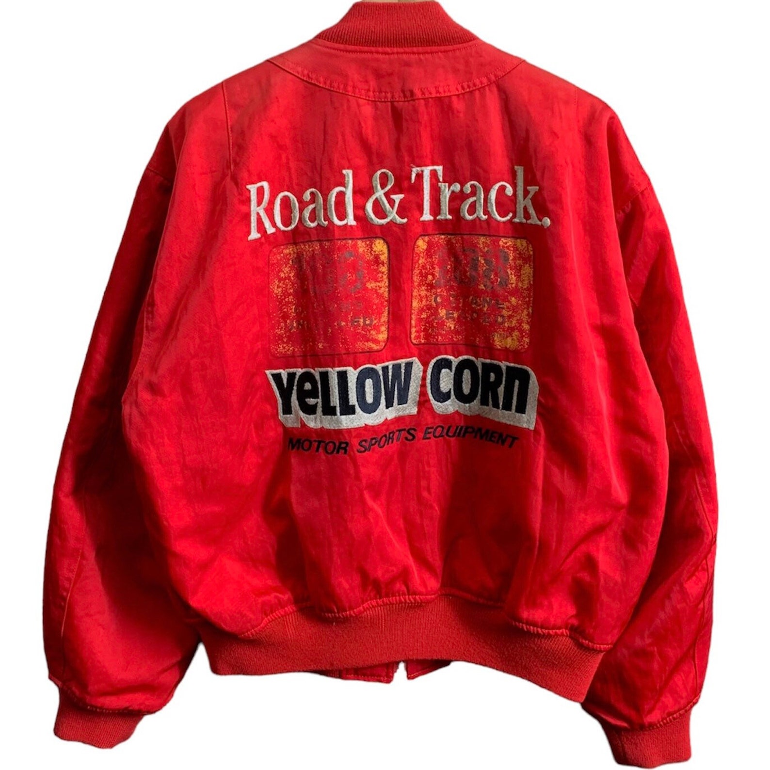 Vintage Yellow Corn Motor Sport Equipment Racing Jacket - Etsy