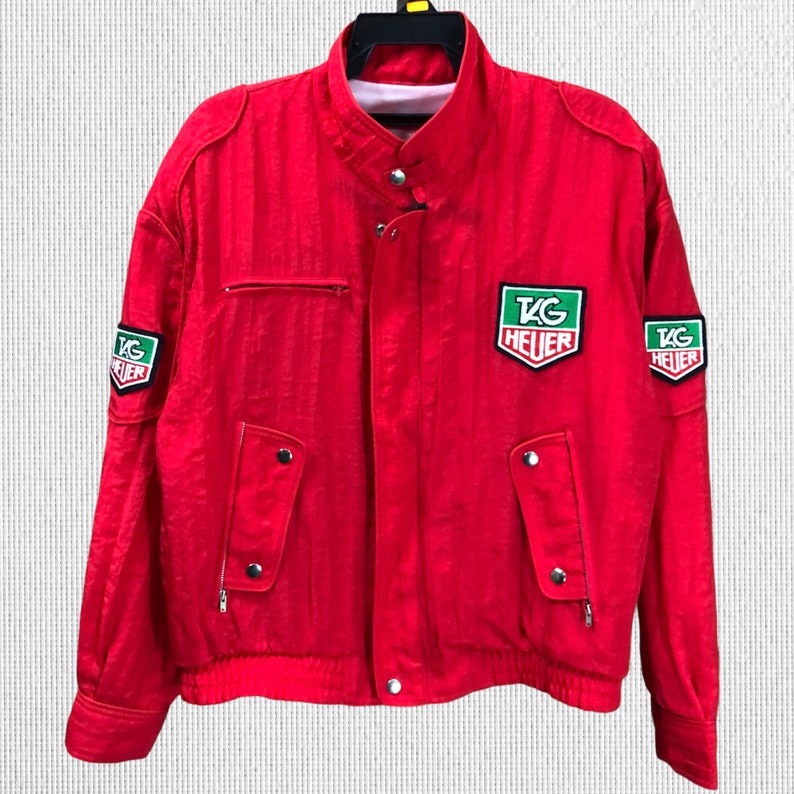 Vintage Tag Heuer Big Logo Racing Jacket - Etsy