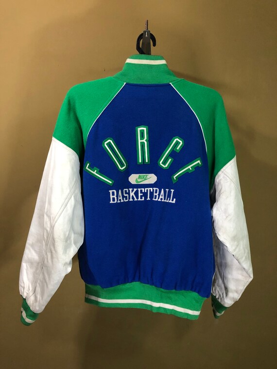 Vintage Nike Force Basketball Varsity Jacket - Gem