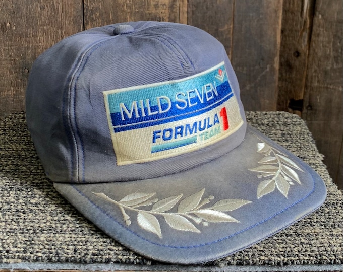 Vintage Mild Seven Formula 1 Team Sunfaded Hats - Etsy