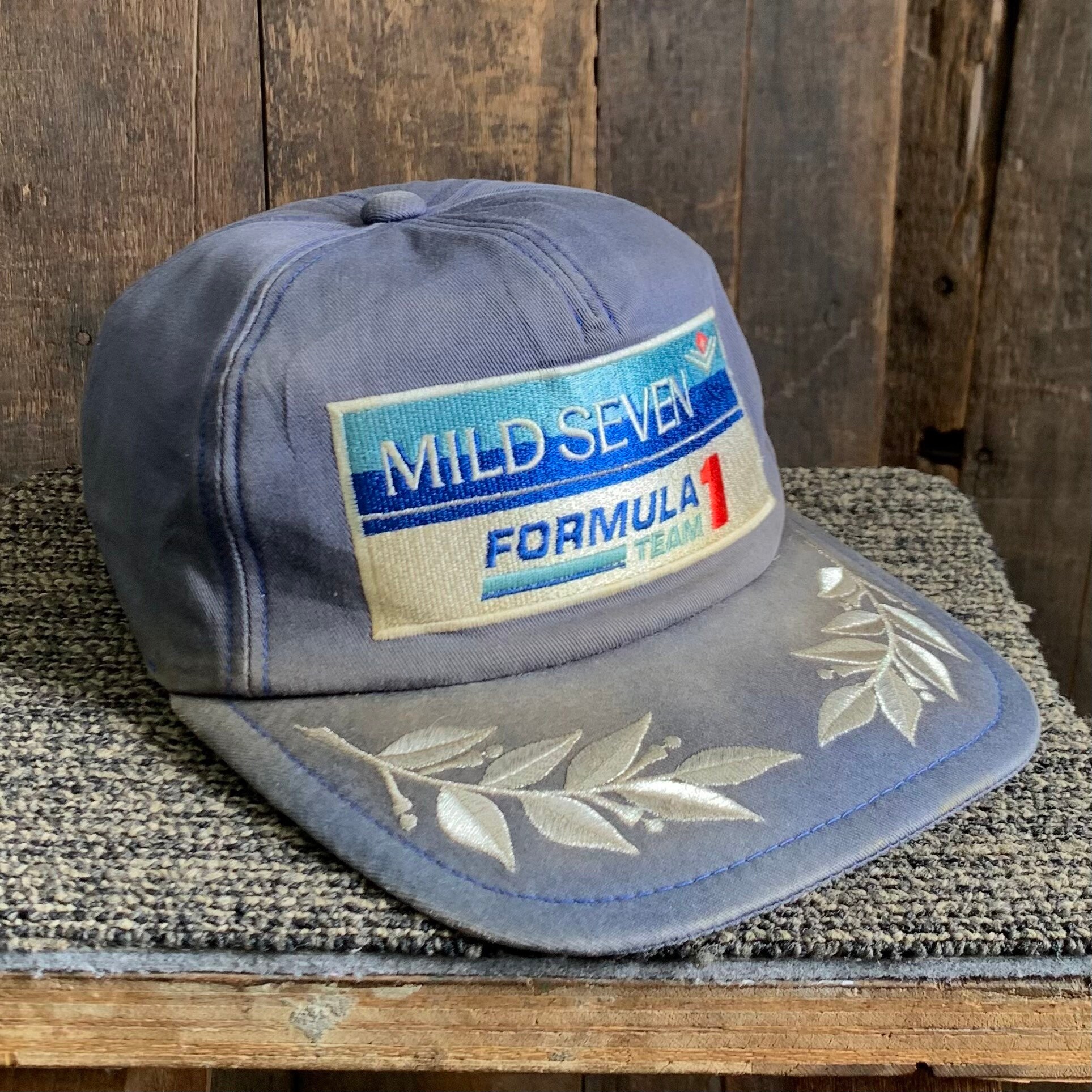 Vintage Mild Seven Formula 1 Team Sunfaded Hats - Etsy