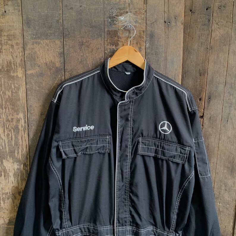 Vintage Mercedes-benz Coverall - Etsy