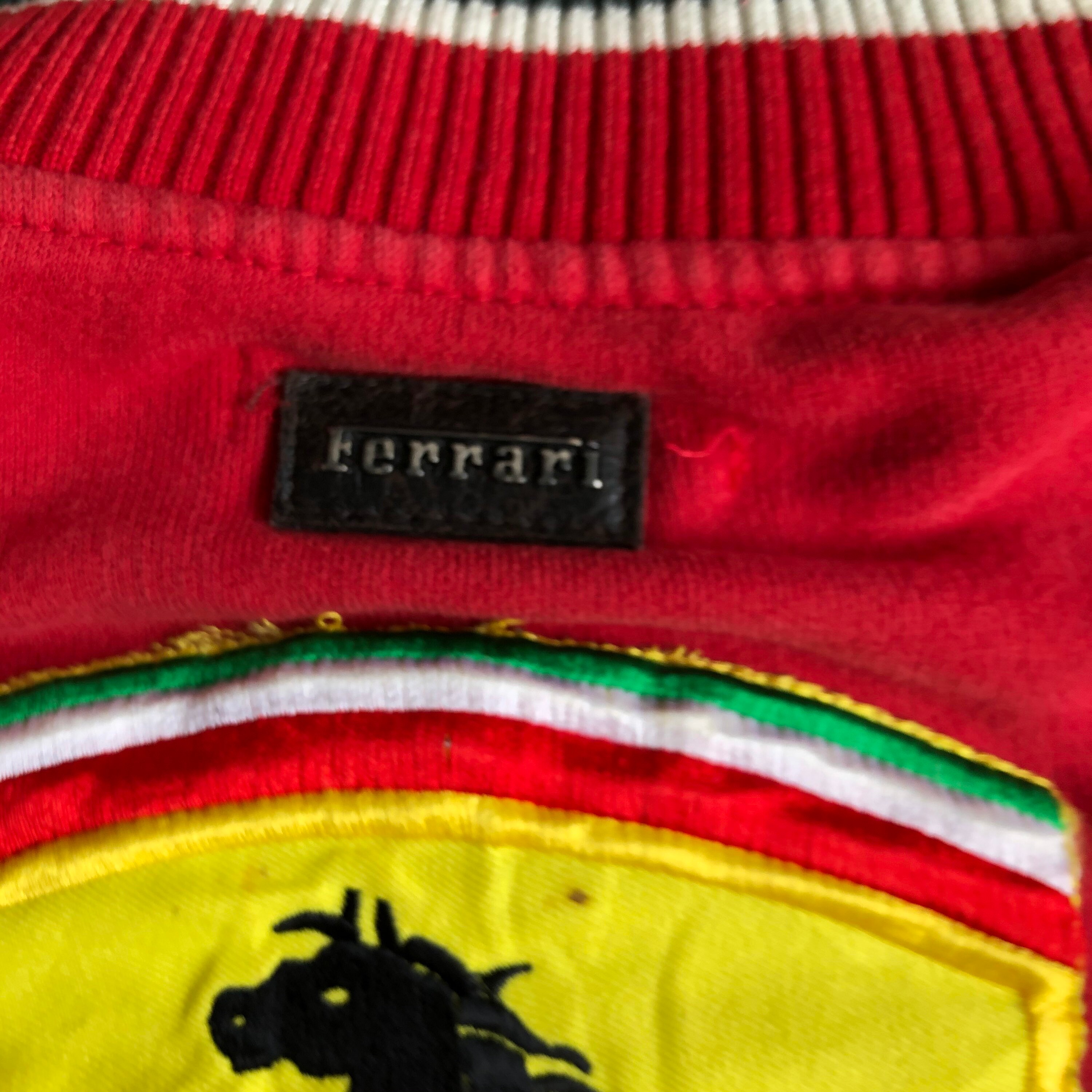 Vintage Ferrari Zipper Cotton Jacket - Etsy UK