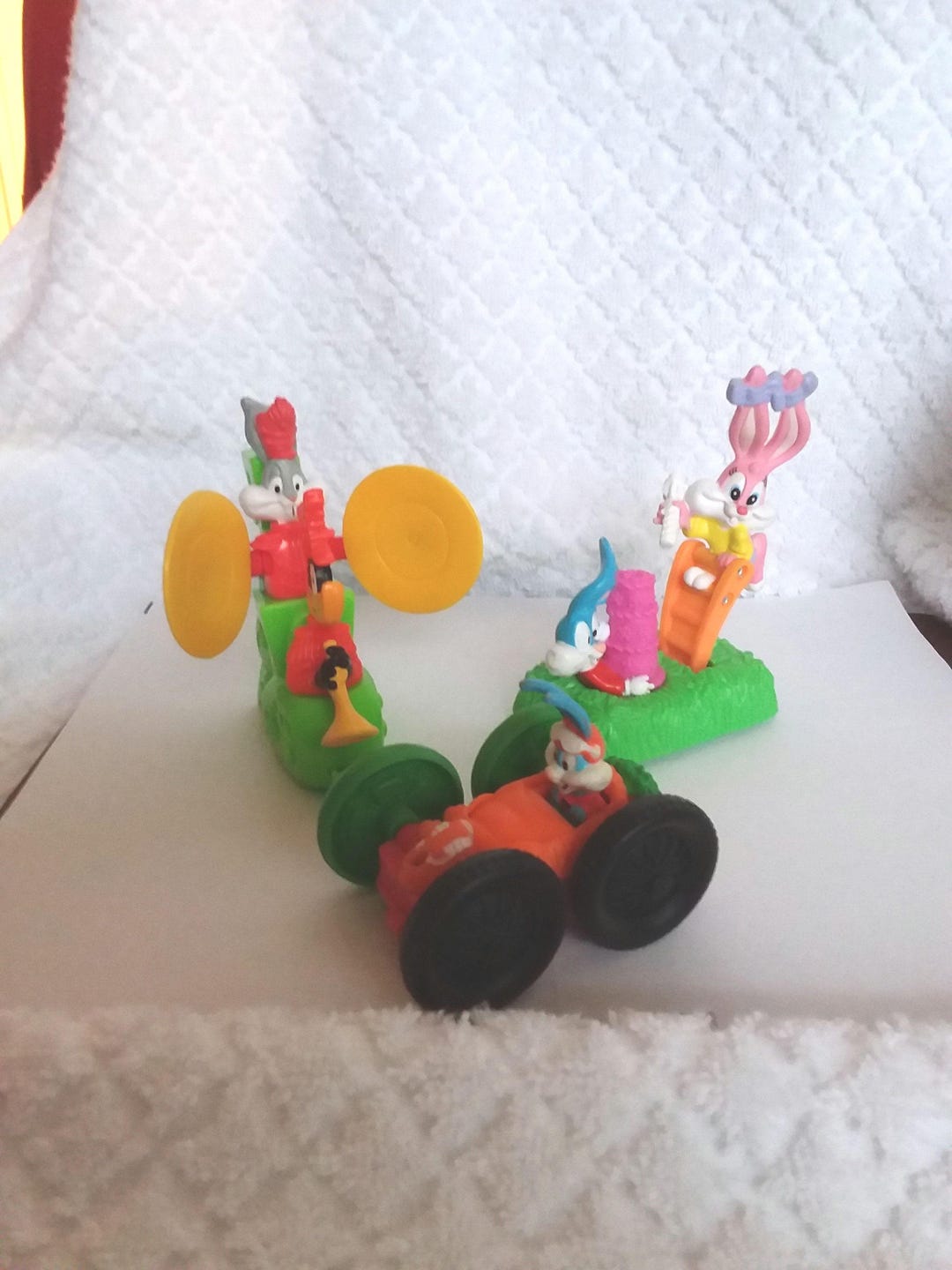 Rolling, Action Toys,set of 3 Looney Tunes, Tiny Toons, Bugs and Daffy ...