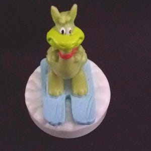 Flintstones VERY Rare. Hoppy Hopparoo, Bambam's Rolling Pet , 1990, Hop ...